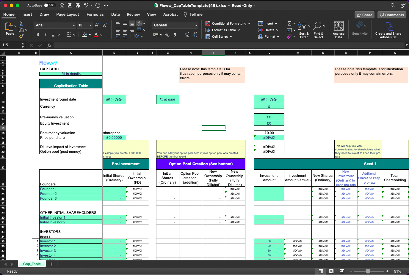 Understanding Cap Tables